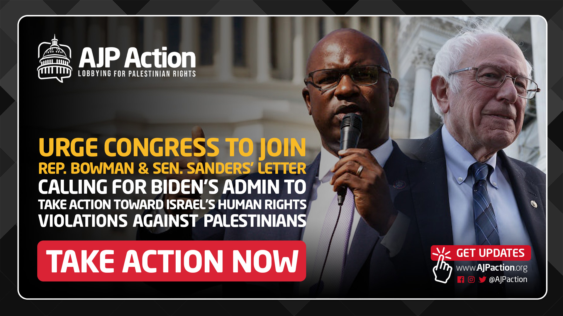 Contact Congress to Support Bowman and Sanders’ Letter on Palestinian ...